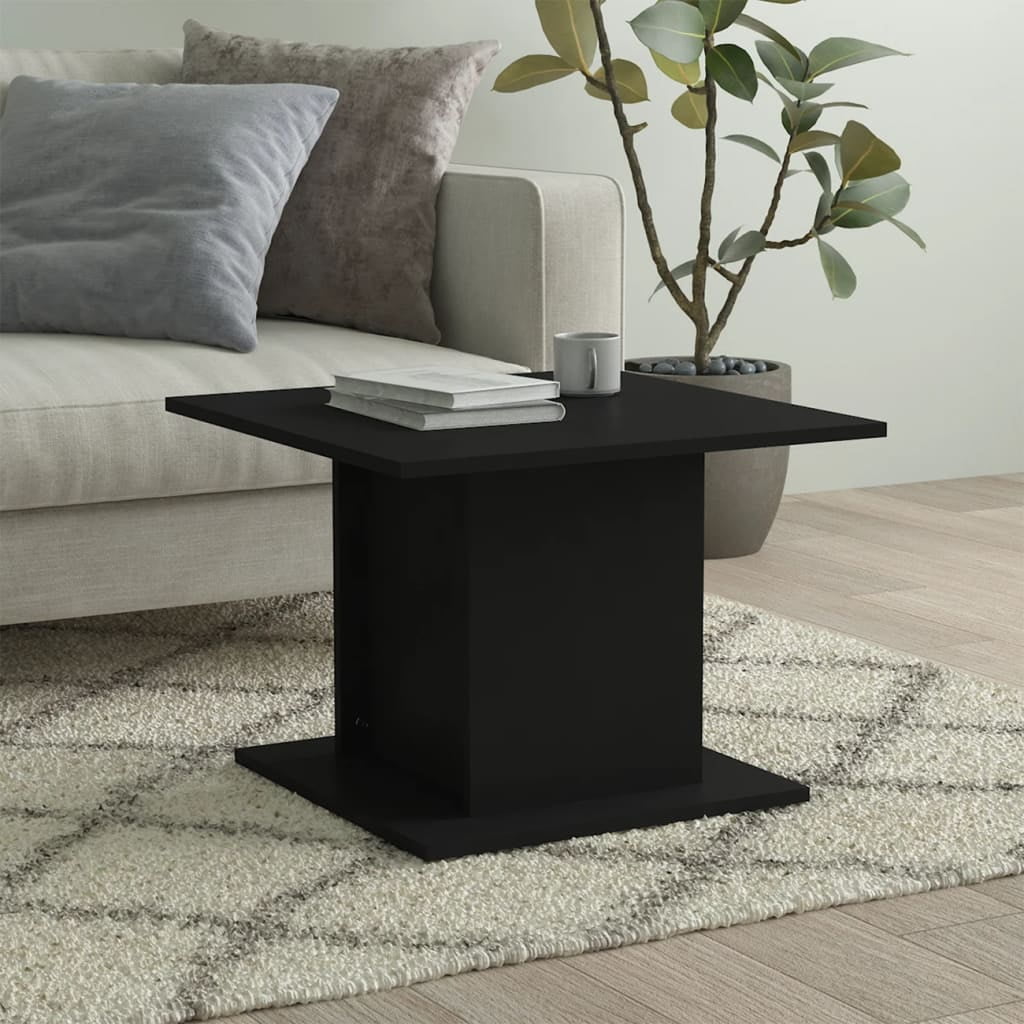 Click here for Vidaxl Coffee Table Black 55.5x55.5x40 Cm Engineer... prices