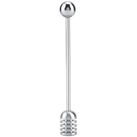 Solid Stainless Steel Honey and Syrup Dipper Stick Long Handle Honey ...