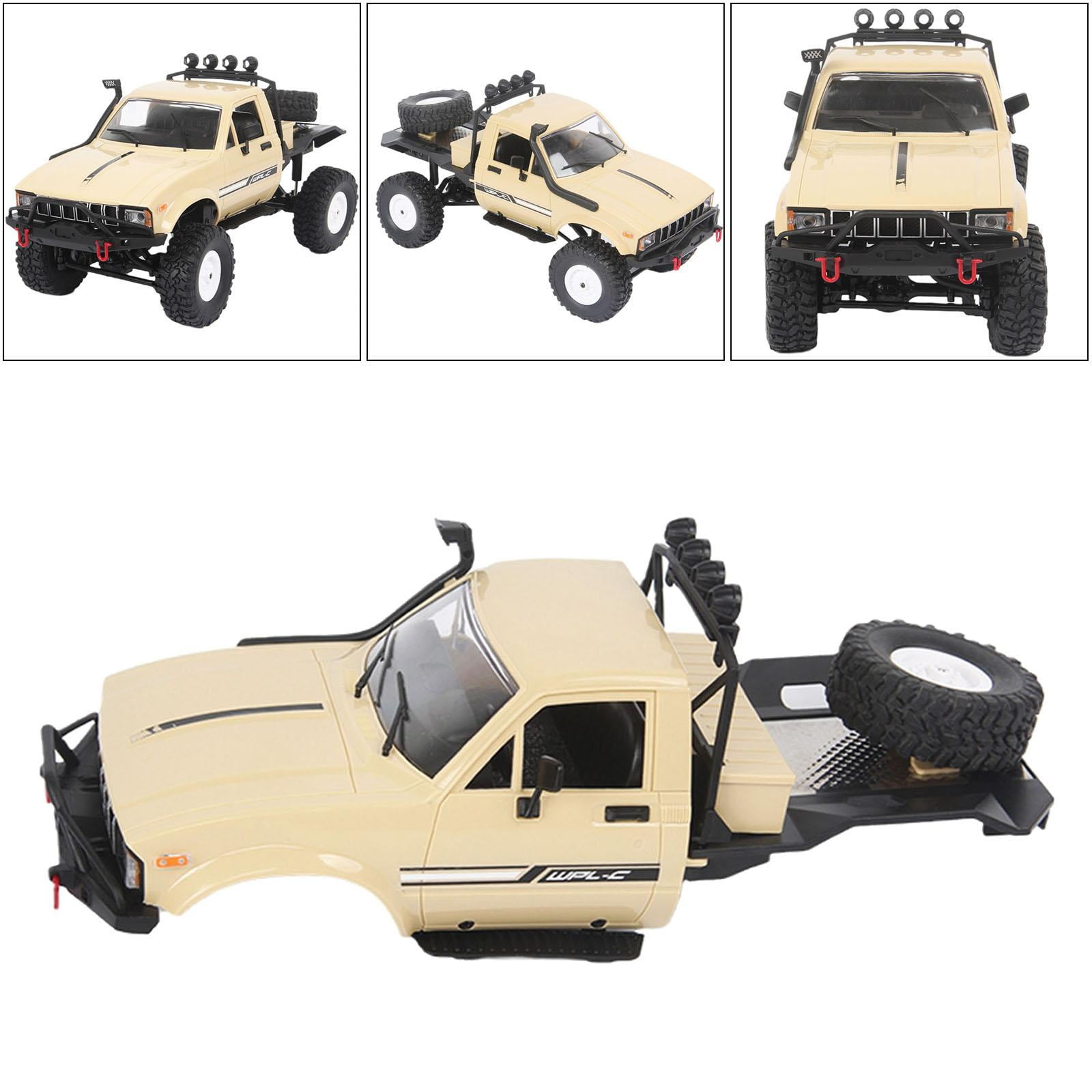 1:16 Scale RC Car Body Shell for WPL C14/C24 , RC Vehicles Model Spare Parts - Yellow - Walmart.com