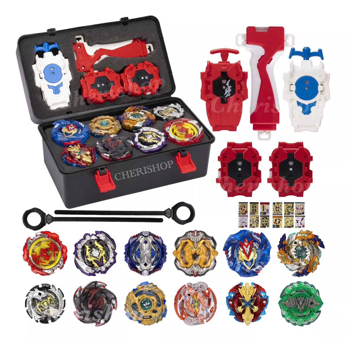 12 pcs Top Beyblade Burst Bey Blade Battle Juguetes Trompo | Walmart en ...
