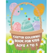 Easter Coloring Book For Toddlers: Preschoolers Fun With Bunnies ...