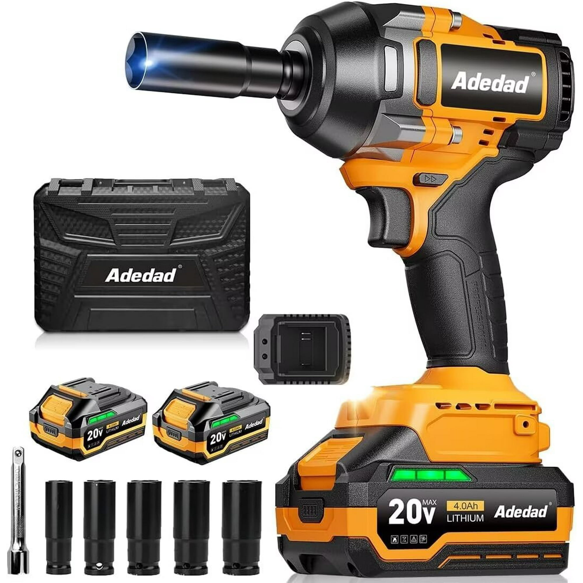 Click here for Adedad High Torque Power Impact Wrench 1200n. M (8... prices