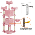 SmileMart 68.5"H Large Multilevel Cat Tree Tower with Condos and ...