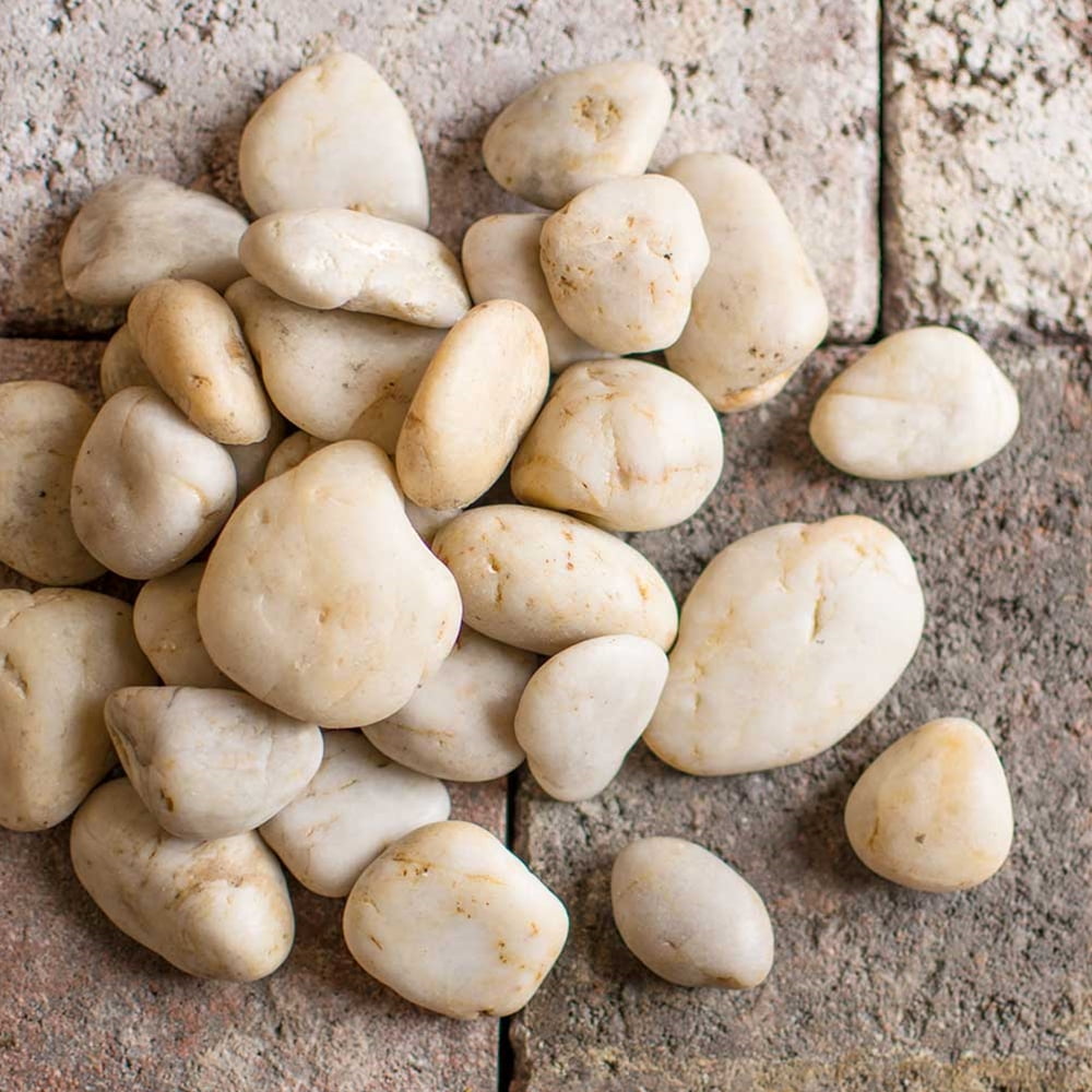 Wedding Decor Vase Filler 2.2 pounds River Rocks Assorted Sizes Natural ...