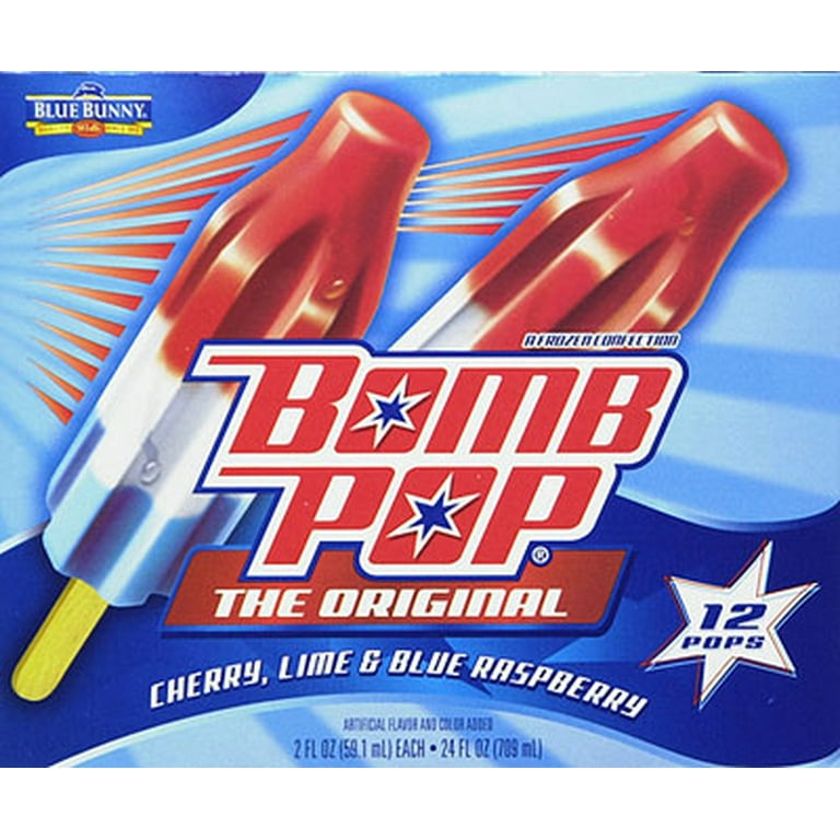 Blue Bunny Bomb Pop Bomb Pop Extremes Super Sour Blue Raspberry Ice