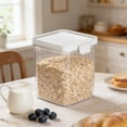 Airtight Food Storage Containers Set, Stackable Kitchen Storage Jars ...