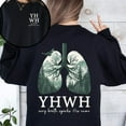 YHWH Lungs Christian Every Breath Speak His Name 2 Side Sweatshirt ...