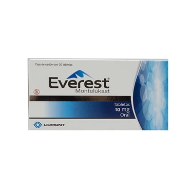 Everest DX DX Montelukast 10 mg, Desloratadina 5 mg 30 cápsulas ...