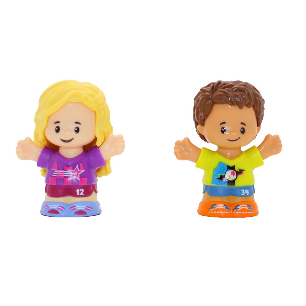 Fisher-Price Little People, Boy and Girl Soccer Players - Walmart.com