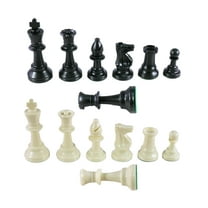 Chess Geeks 32 Classic Staunton Chess Pieces Only - 1x Single Weighted ...