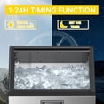 Commercial Crescent Ice Maker Machine – 120Lbs/24H High-Capacity, 26 ...