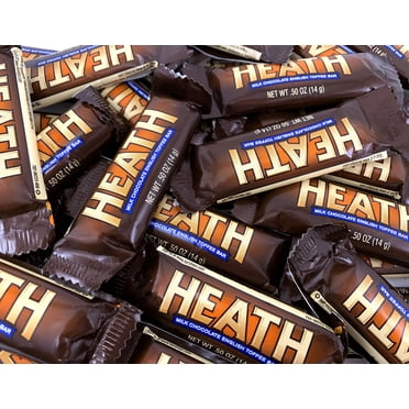 HEATH Brand Chocolate Toffee Candy Bar, 1.4 oz, 18 Count - Walmart.com
