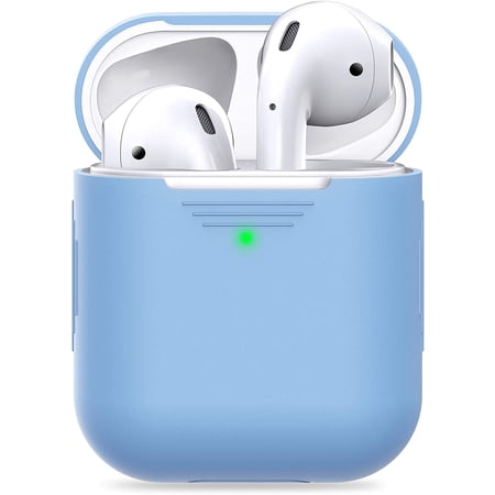 KeyBudz AirPod Case [Front LED Visible] Protective Silicone Cover and ...