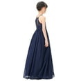 Lace Back Halter Flower Girl Dresses Junior Pageants Wedding Reception ...