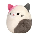 Squishmallows Fuzz-A-Mallows 12 inch Karina the Fuzzy Pink and Grey ...
