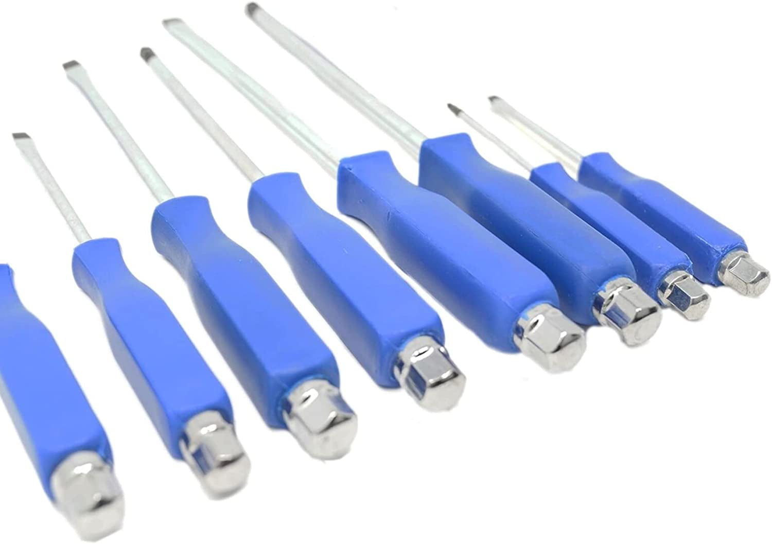 Pittsburgh 8 Piece Bolstered Screwdriver Set - Walmart.com