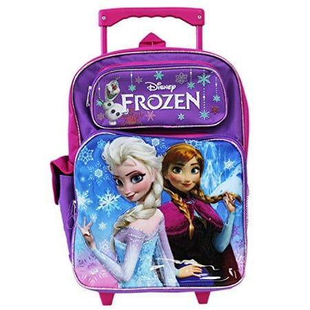 Large Rolling Backpack - Disney - Frozen Anna, Elsa & Olaf Purple New ...