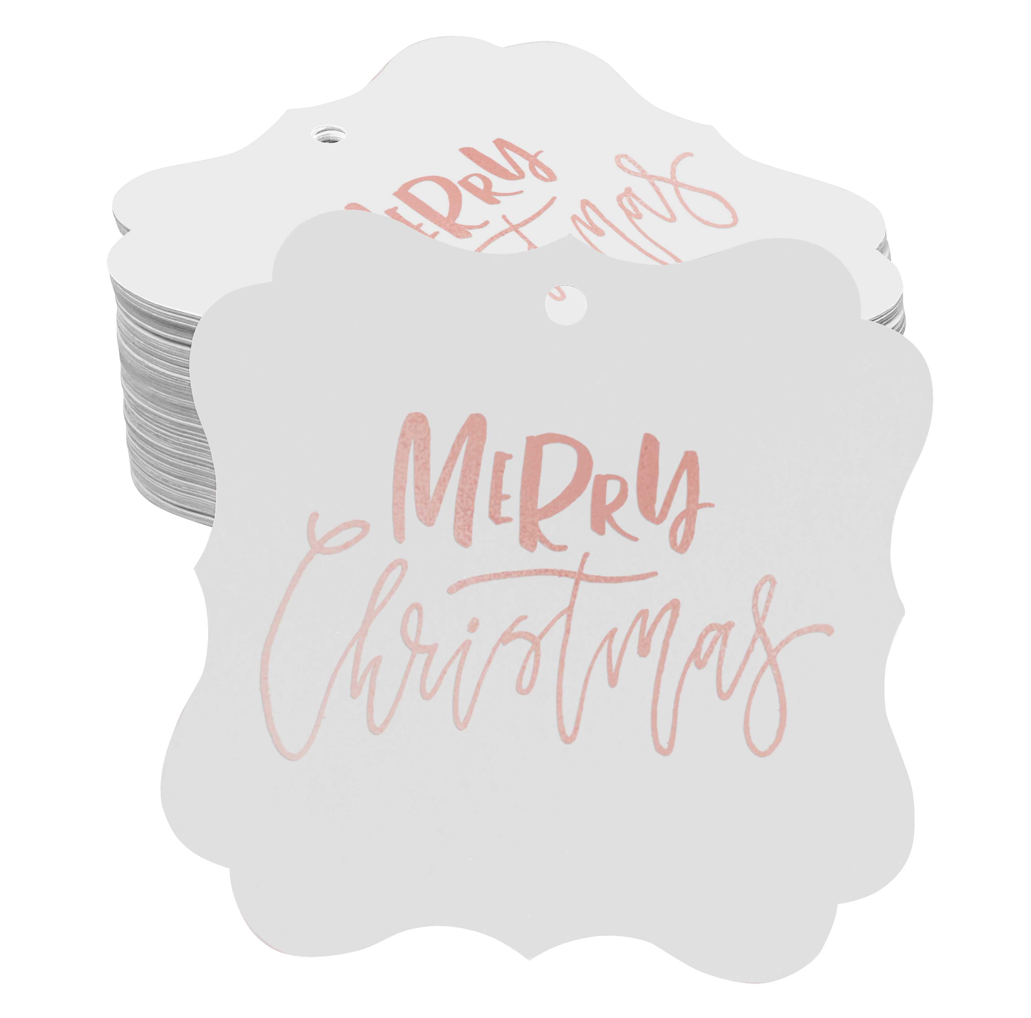 Inkdotpot Hang Tags Merry Christmas Favor Bracket Shape Gift Tags Real ...