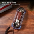 Landline Corded Phone, Vintage Wall-Mounted Telephone, Adjustable ...