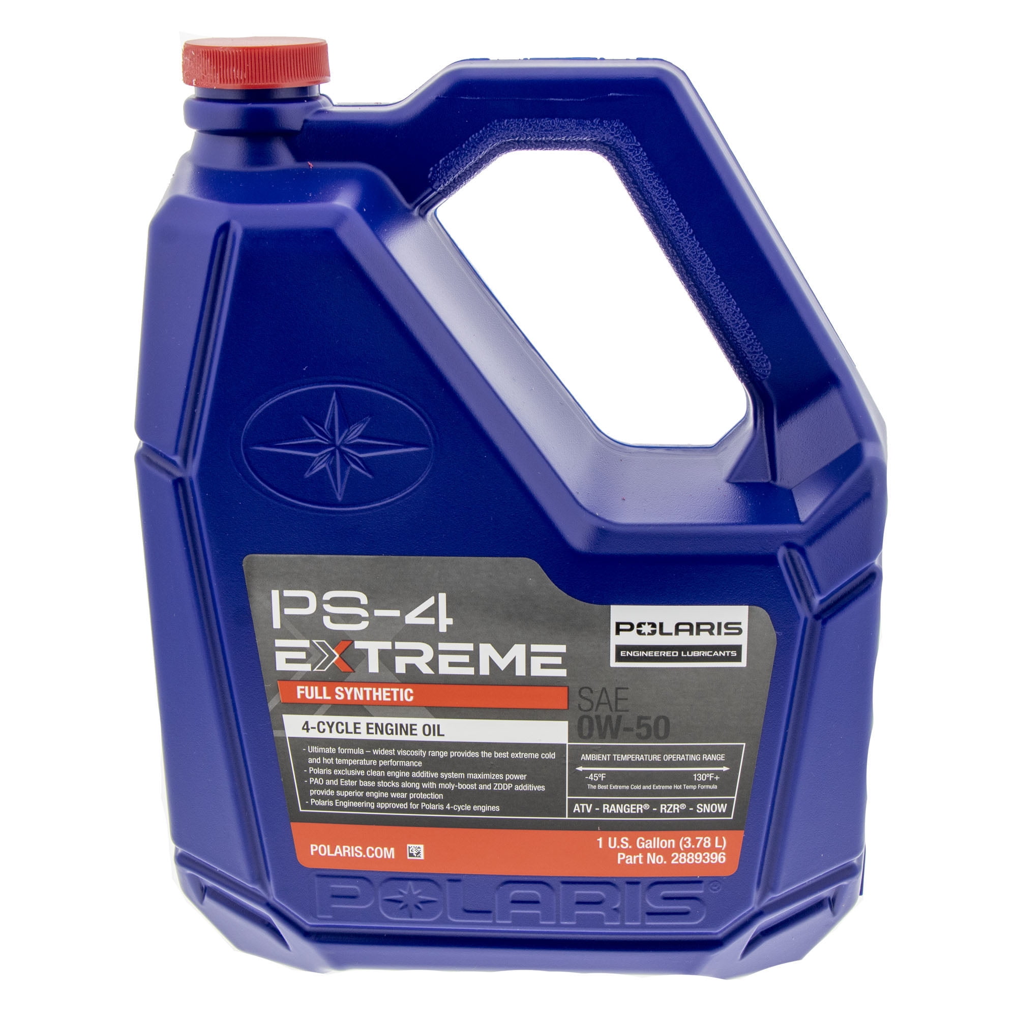 Polaris 2889396 PS-4 0W-50 Extreme Full-Synthetic Oil 1 Gallon ...