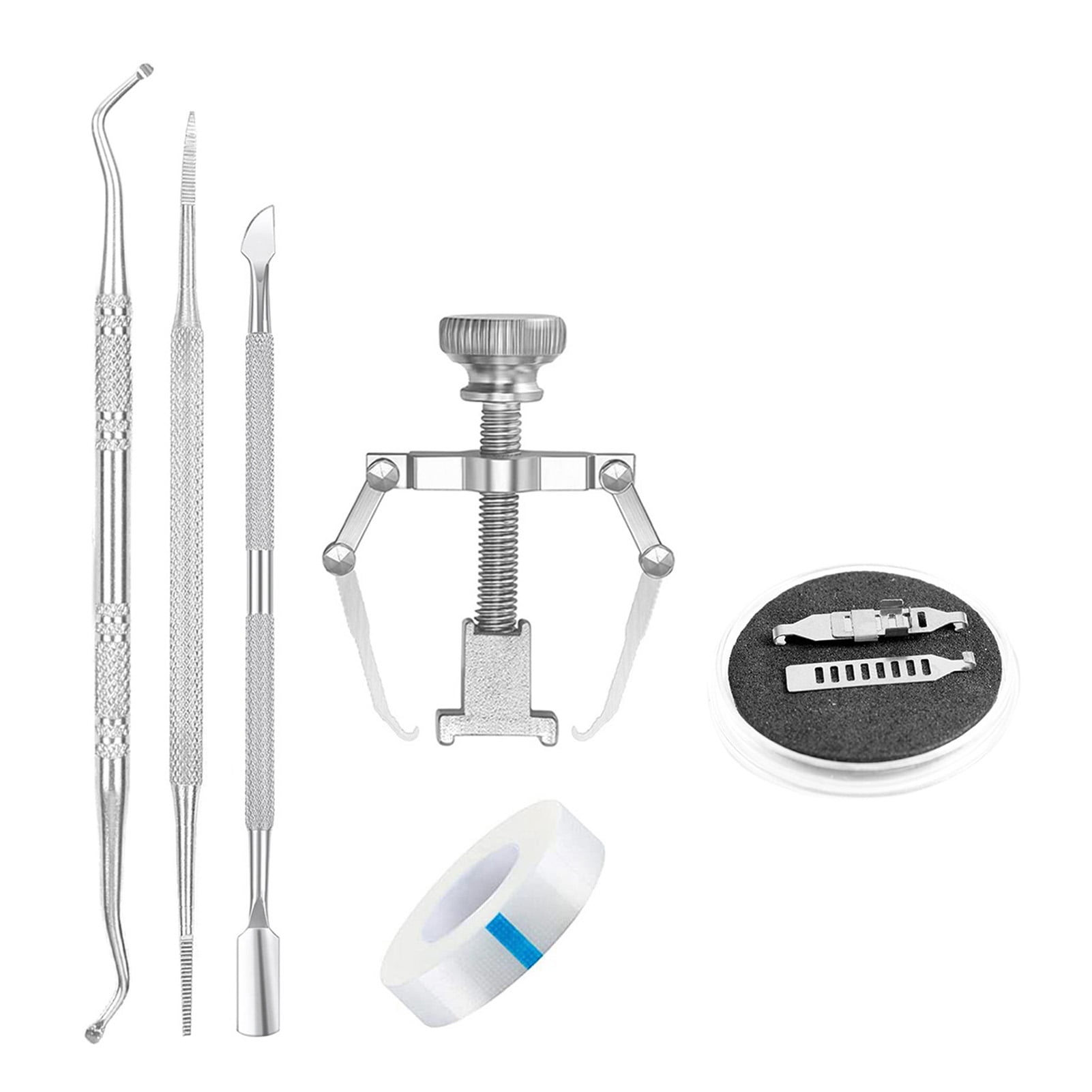 FaLX 1 Set Toenail Groove Pad Ergonomic Professional Stainless Steel ...