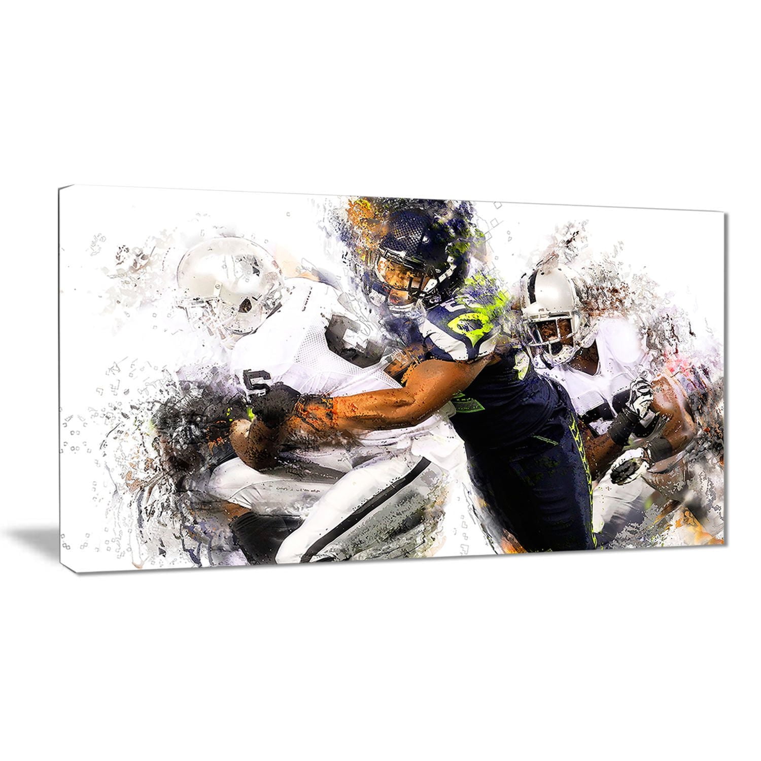 Click here for Designart Design Art Football Tackle Canvas Wall A... prices