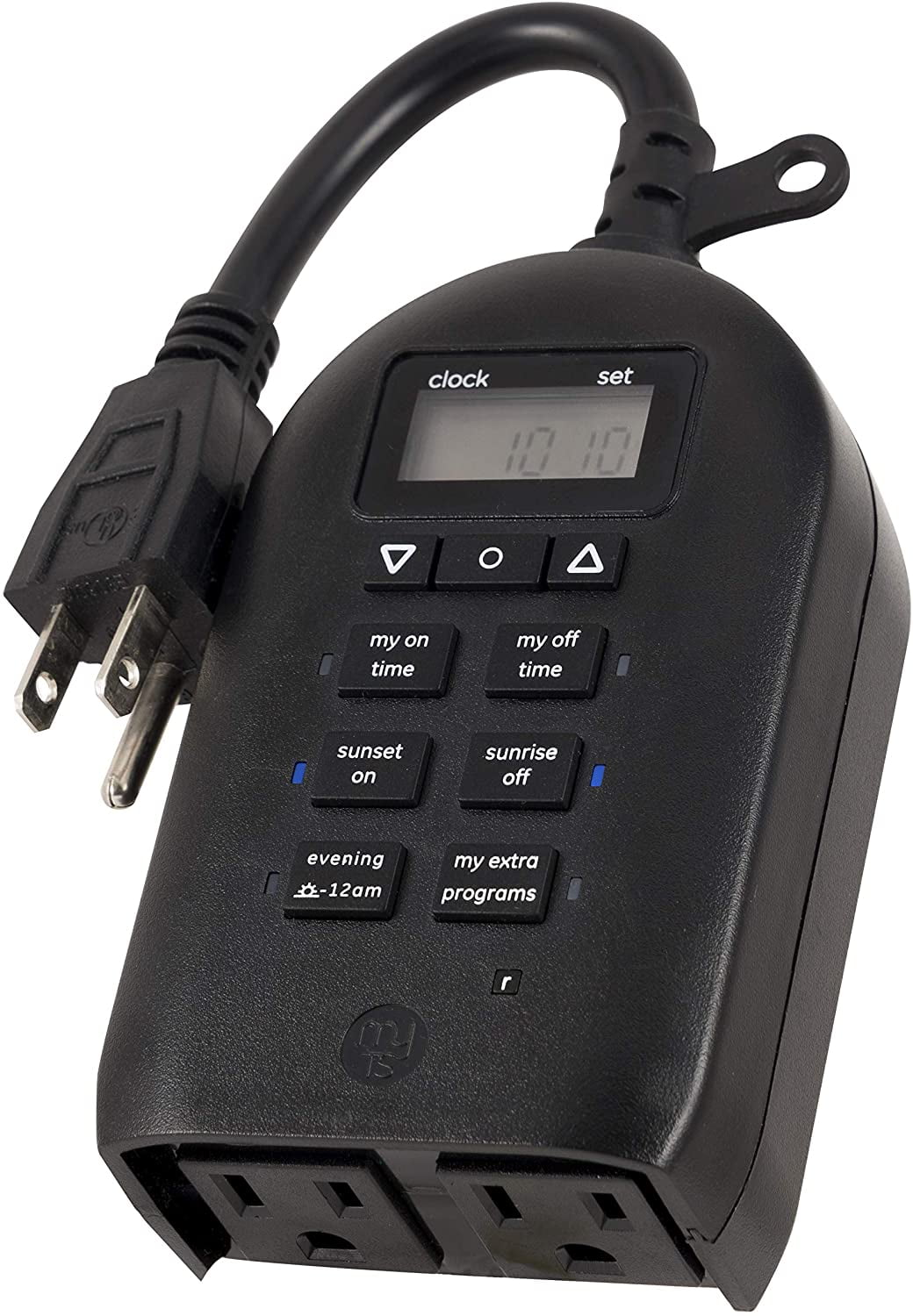 myTouchSmart Digital Timer, 2 Grounded Outlets, Simple Setup, Daily and ...