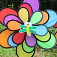 Biplut Pin-wheel Funny Colorful Three Layers Bee Beetle Windmill Wind ...