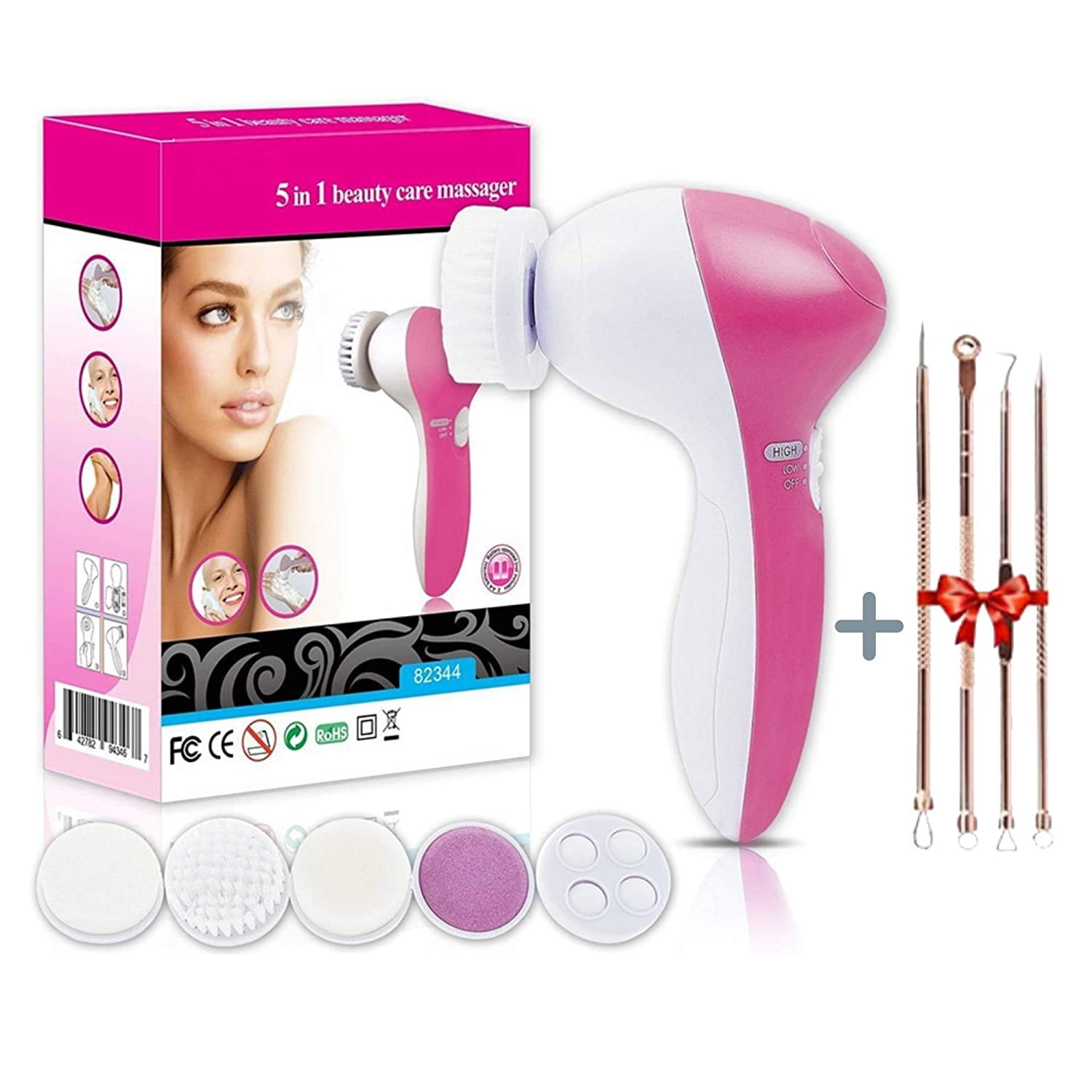 Click here for Mgfed Facial Cleansing Brush 5 In 1 Portable Elect... prices