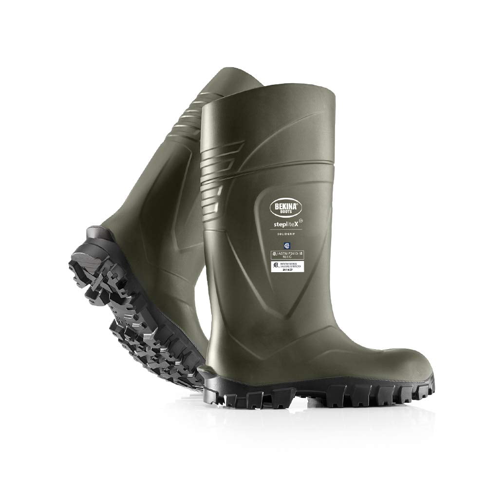 Botas Wellington de seguridad Bekina StepLitex SolidGrip S4 Green ...