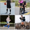 Atefa 2 Pairs Shin Guard Sleeves, Pre Cut Soccer Sleeve Socks Football ...