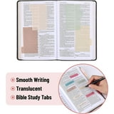 Mr. Pen Sticky Note Set, 410 Pack, Vintage Colors, Transparent Tabs ...