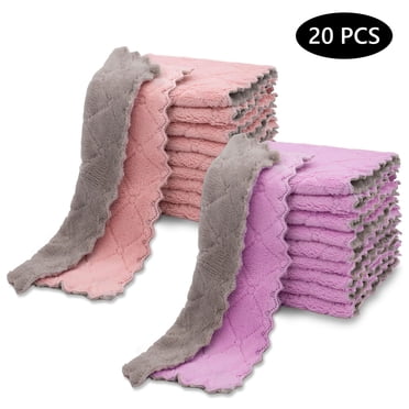 "Serafina Home Dark Green Dish Cloth Towels: 100% Cotton, Absorbent ...