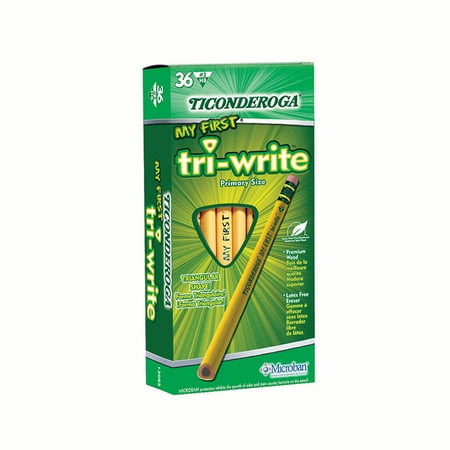 My First Tri-Write Primary Size No. 2 Pencils With Eraser, Box Of 36 ...