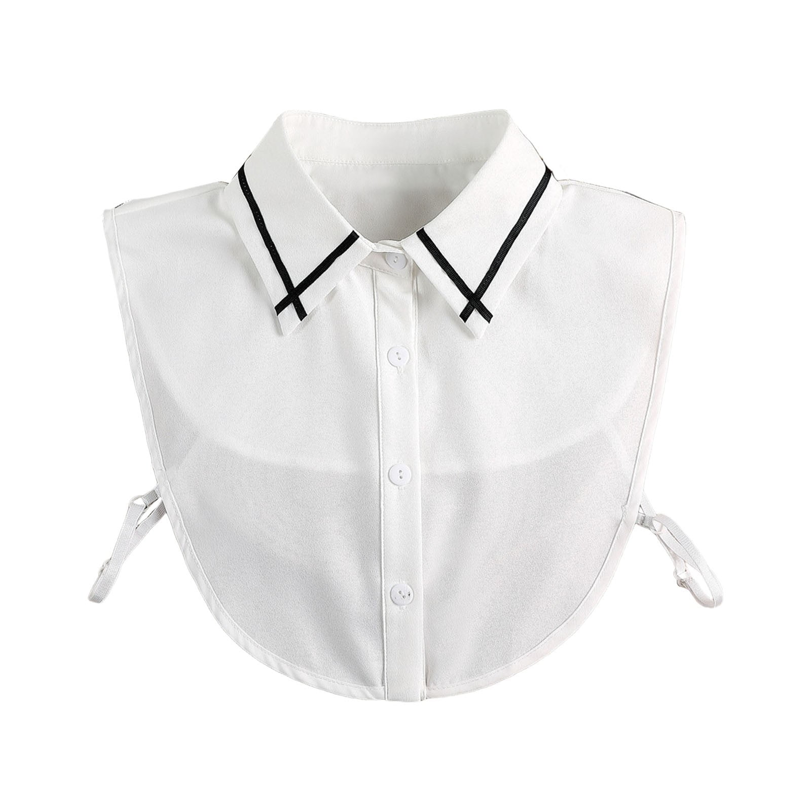 Click here for Clearance! Manxivoo Detachable Collar Womens Chiff... prices