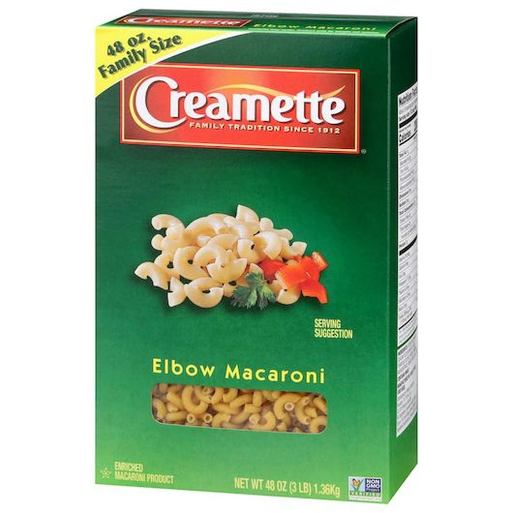 Creamette Elbow Macaroni Pasta, 48 Ounce -- 8 per Case. - Walmart.com