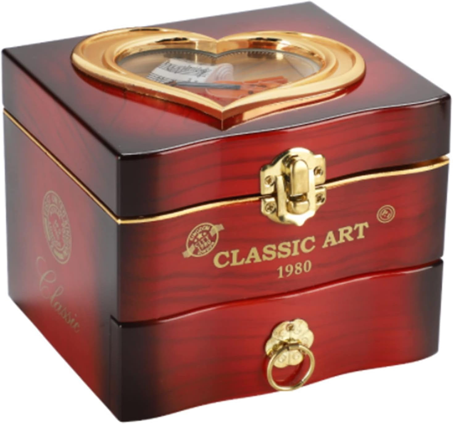 LINLIN Music Box Jewelry Box, Girls Ballerina Music Box Kids Jewelry ...