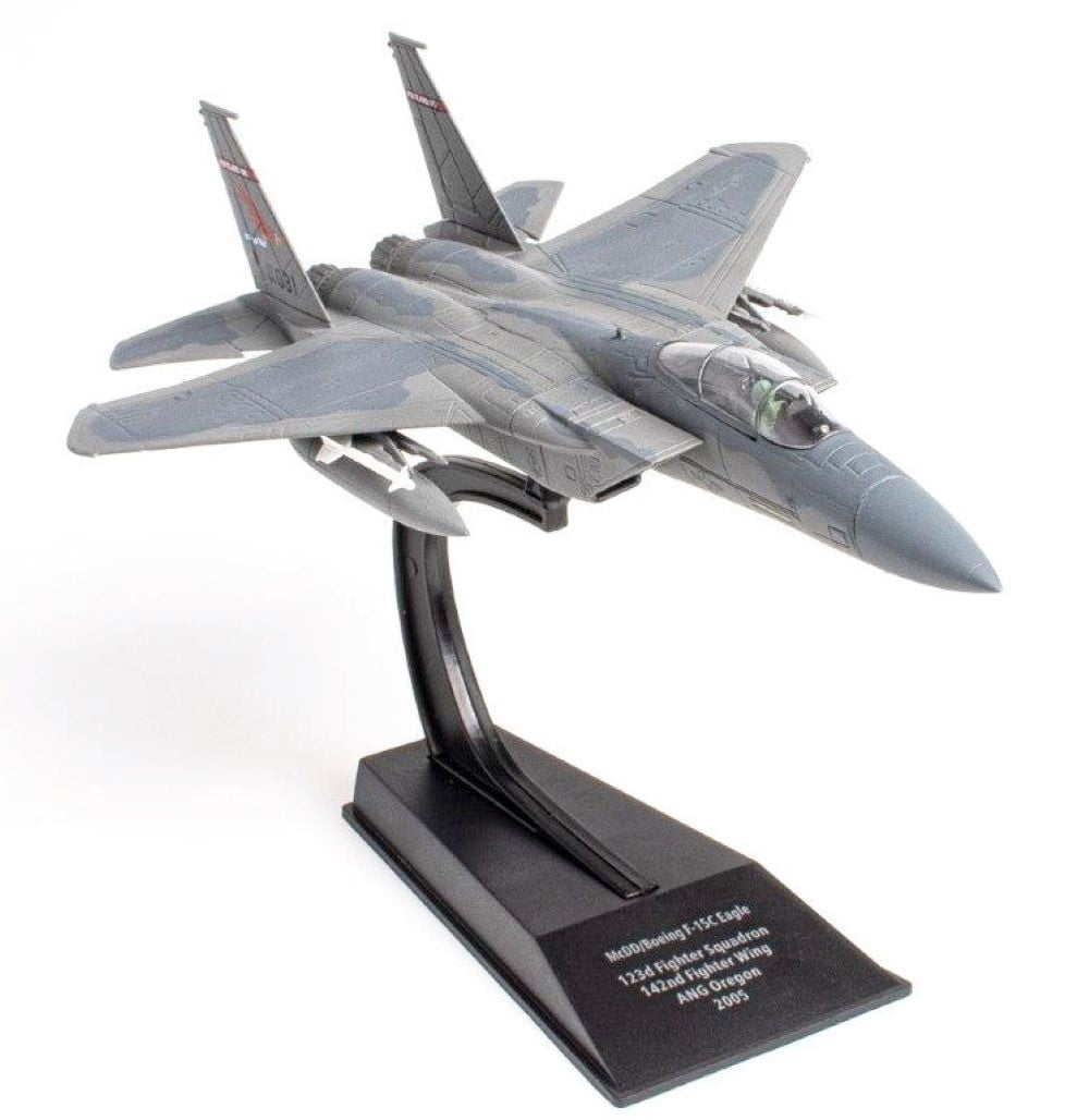 F-15 (F-15C) Eagle 123rd FS Oregon Air National Guard 1/100 Scale ...