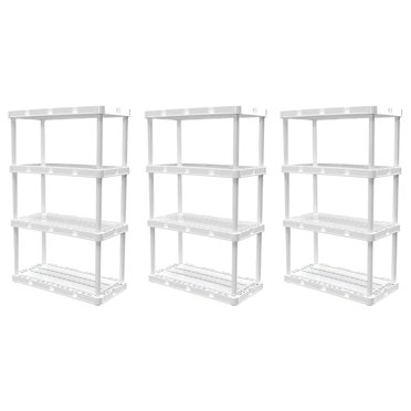 Rubbermaid 3' x 12" Steel White Linen Shelf Kit. Holds up to 10 lbs ...