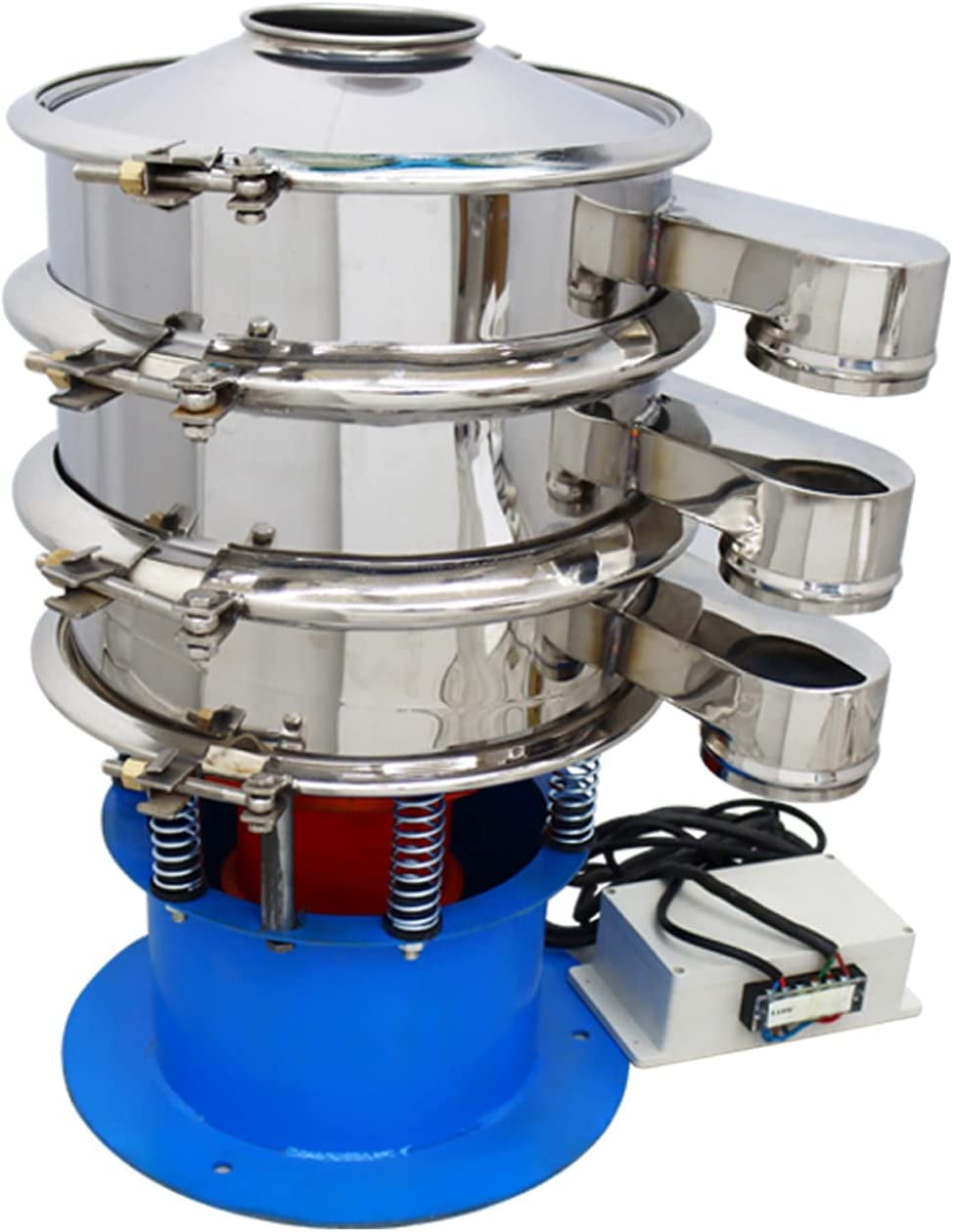 INTSUPERMAI 15.7" Vibrating Screen Powder Vibrating Sieve Shaker Sifter ...