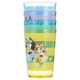 Zak Designs Bluey Drinking Cups, 4-Piece Durable Plastic Drinkware ...