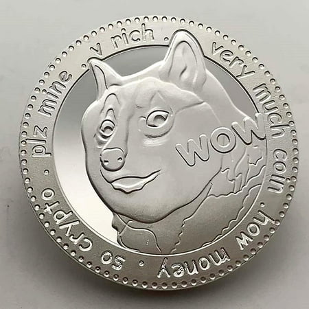 United States Physical Coin Commemorative Coin Silver Plated Coin Doge ...