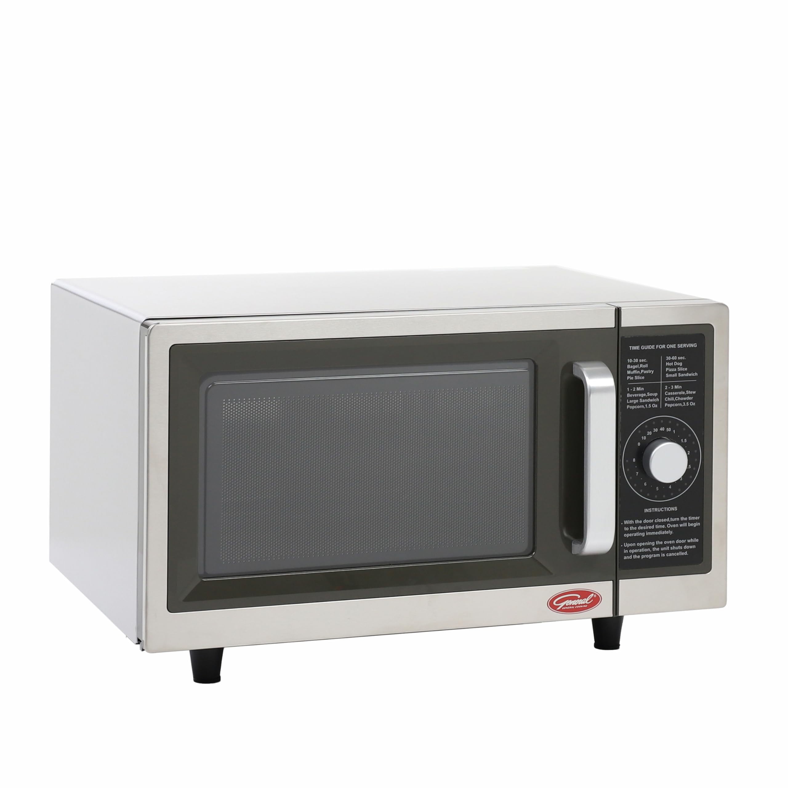 General Foodservice Commercial Microwave with Dial Control, 10 Seconds ...