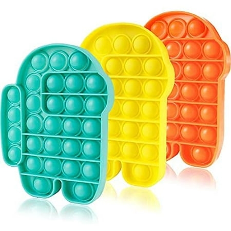 Pop It Ananas Erdbeere Among Us ，Pop Its Fidget Popper 3 Packs Push Pop ...