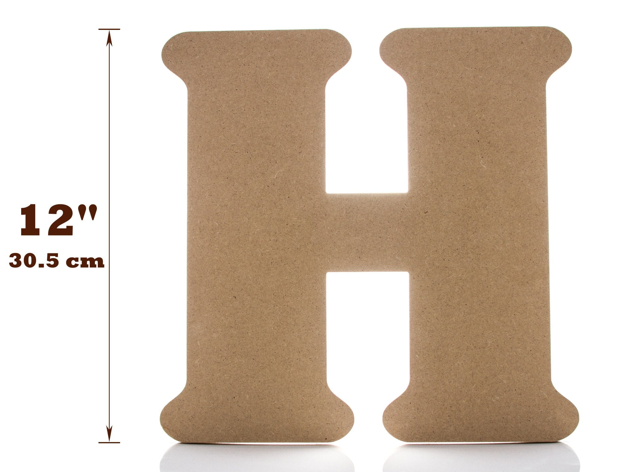 12" Large Wooden Letters - Premium MDF Wood Wall Letters - Walmart.com