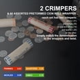128 Pcs Preformed Coin Wrappers Rolls - Assorted Heavy Duty Rolls ...