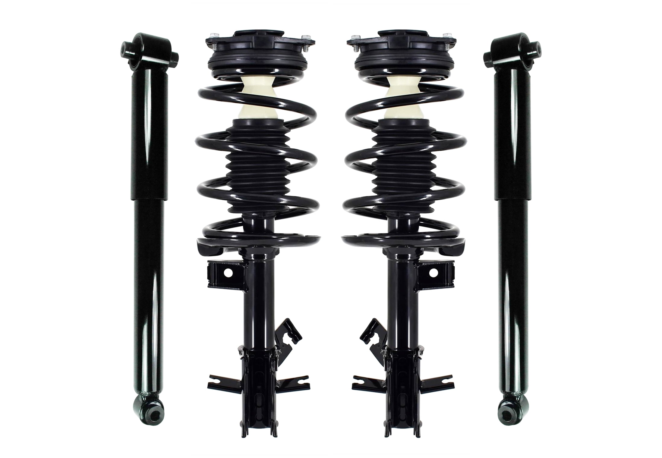 Set Front Quick Strut-Coil Spring-Rear Shock For 2007-2012 Nissan ...