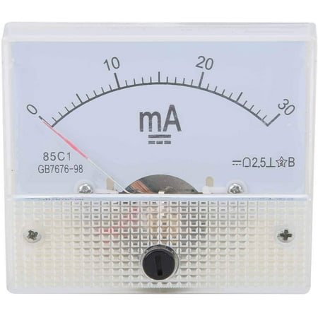 Analog Amp Panel Meter 0-30MA DC Current Gauge Amperemeter 85C1 Ampere ...