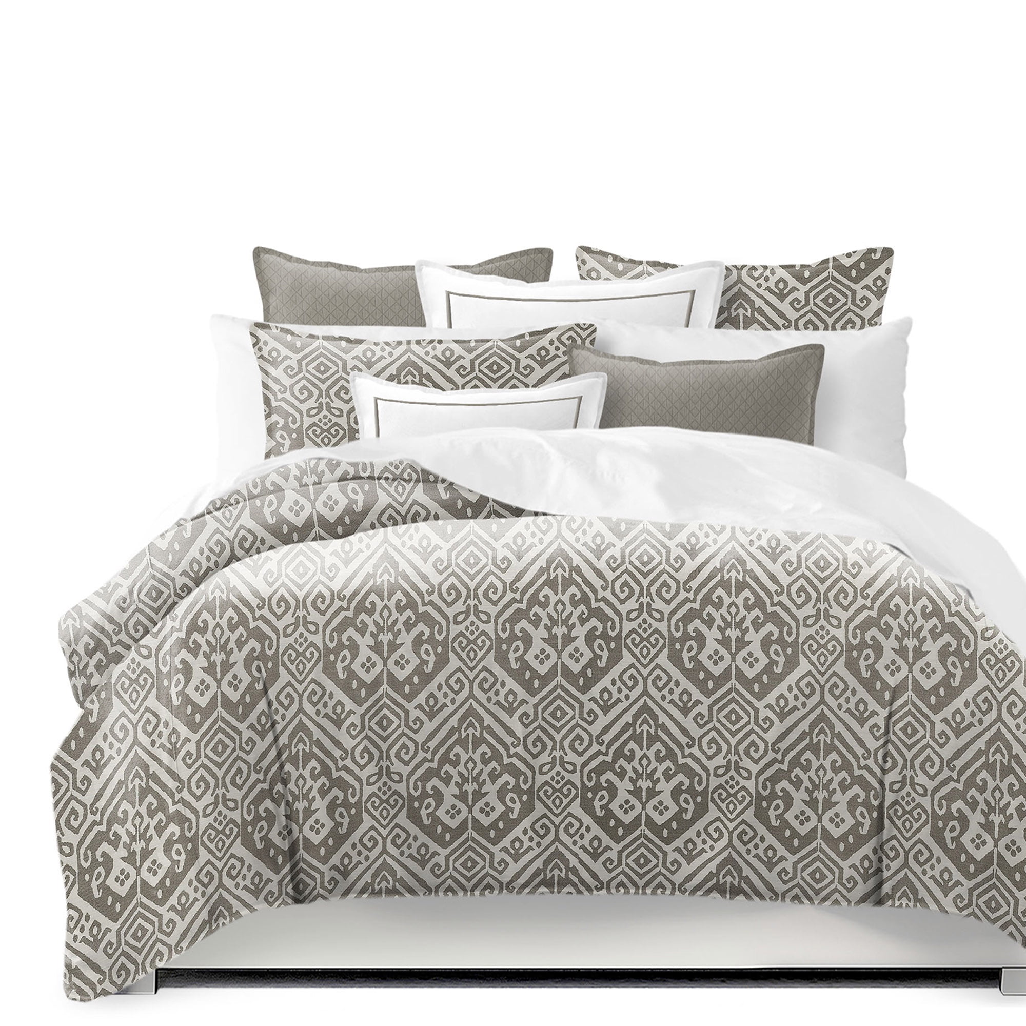 Teagan Truffle Super King Comforter & 2 Shams Set, plus 2 bonus ...