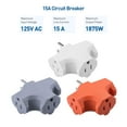 Cable Matters UL Listed 3-Pack Electric Ground Three Prong 3 Way Power ...